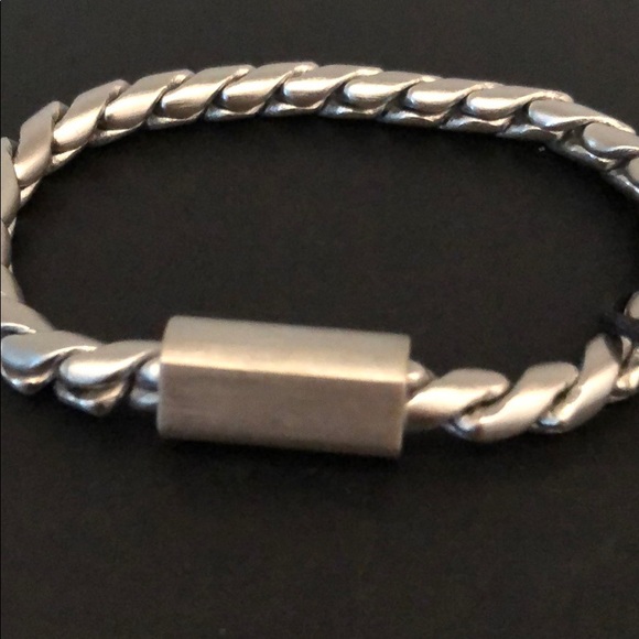 STRUCTURE BY NES | Accessories | Mens Stainless Steel Chain Link ...